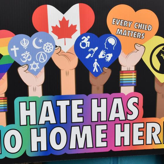 ATA Pride flag destroyed by protesters | Alberta Teachers' Association